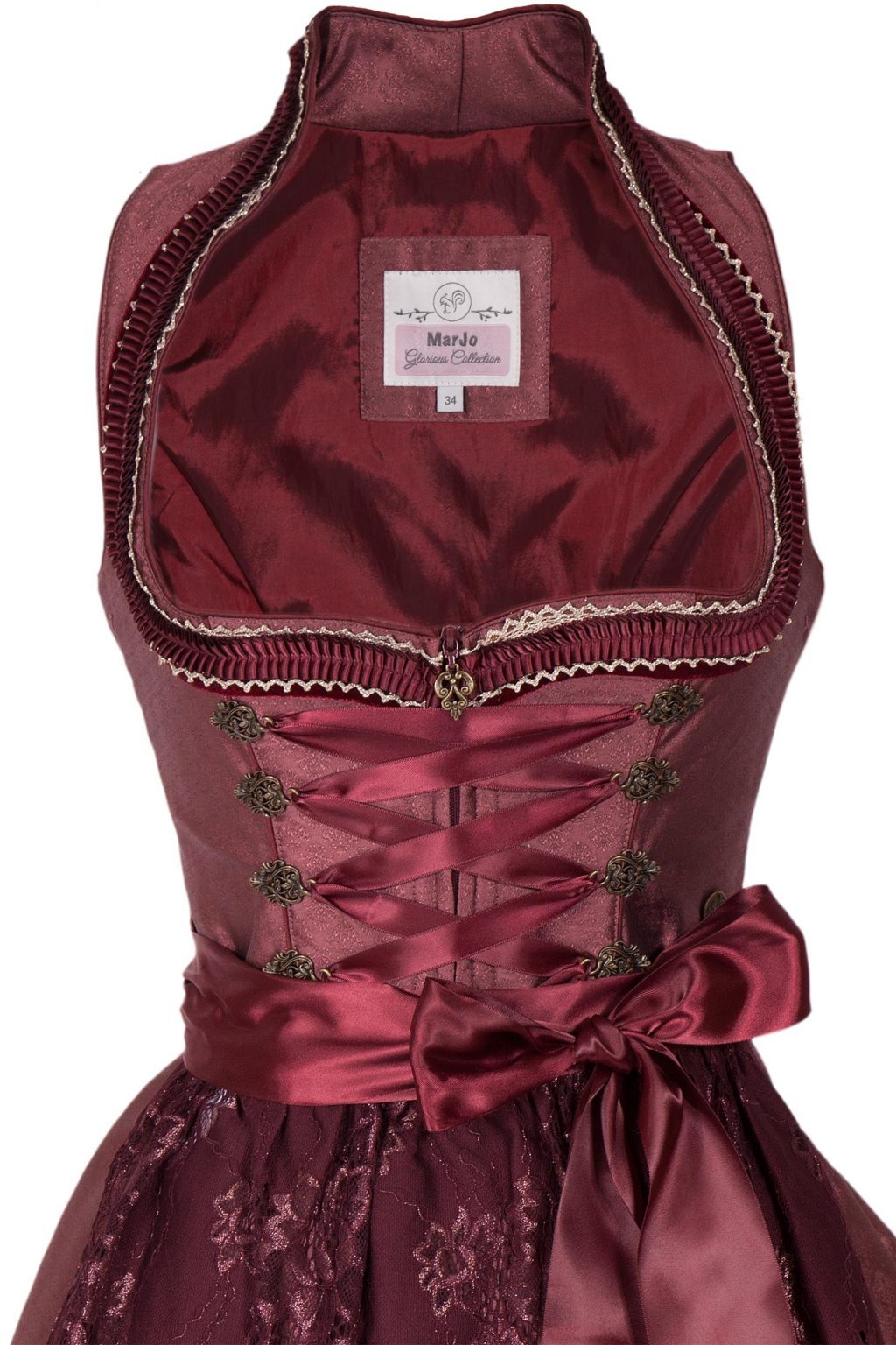 Marjo Dirndl mit Spitzenschürze ⋆ Trachten Kaiser Mode Manufaktur